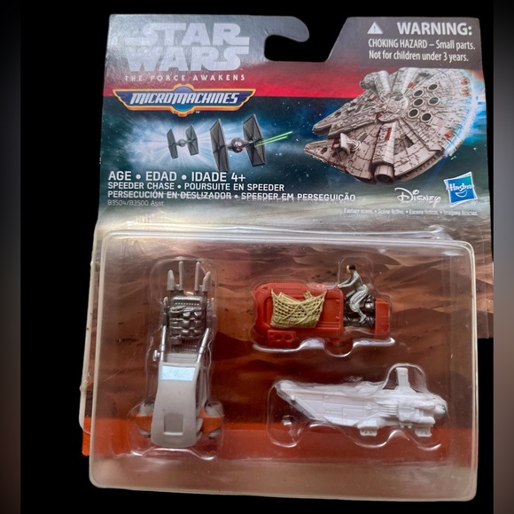 Hasbro | Toys | Star Wars Micromachines Reys Speeder Jakku Landspeeder ...